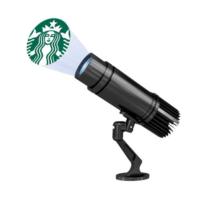 Custom HD 25-100W LED Gobo Projector Outdoor Light - IP66, OEM