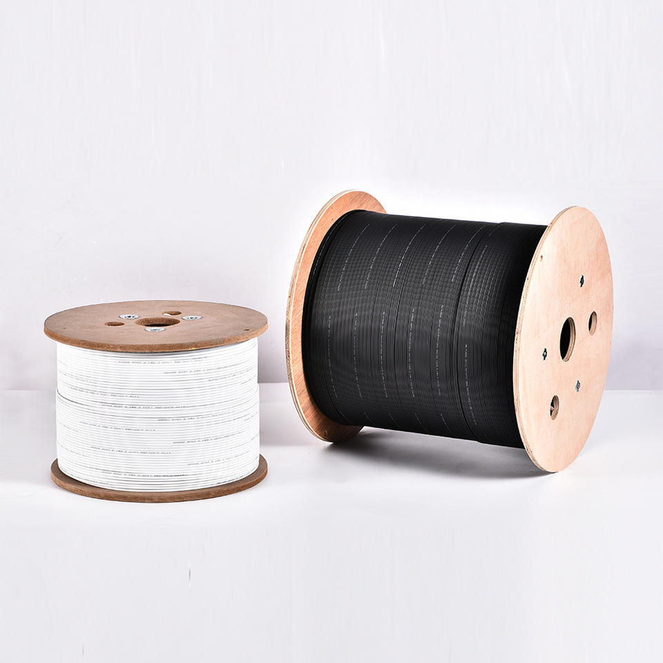 1 2 4 6 8 12 24 48 96 144 Core Ftth Drop Fibre Optic Cable Outdoor ...