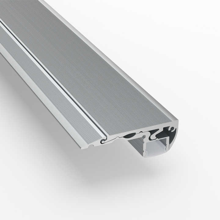 Stair Nosing Led Profile Aluminum Extrusion, Stair Nosing Tiles Profile ...