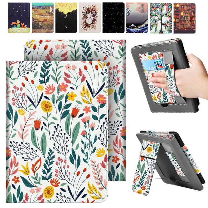 Book Cover Custom Printing Case for Kindle Paperwhite 12 Handle Bracket ...