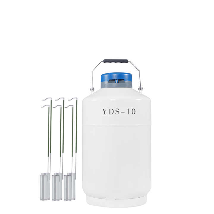 10Liters 20L LN2 Cryogenic Vacuum Dewar Tank Liquid Nitrogen Container ...