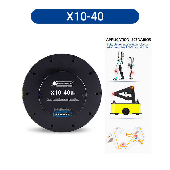 RMD-X10 1:7 V3 Brushless DC Micro Flat Gearbox for Robot Arms