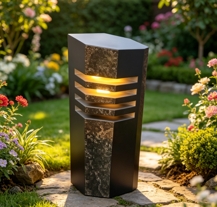 Factory Direct Hand Carved Basalt Stone Lantern with Japanese Design ...