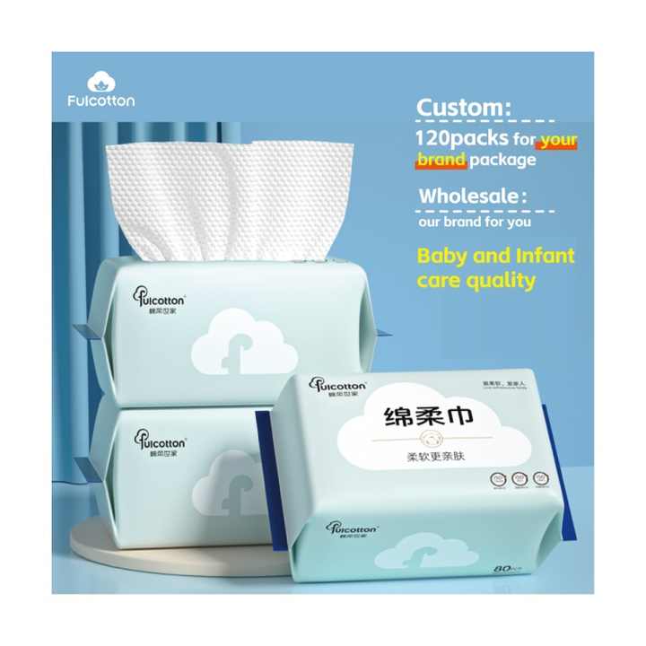 Premium Unscented Food Grade Strong Soft Tender Cotton Facial ...