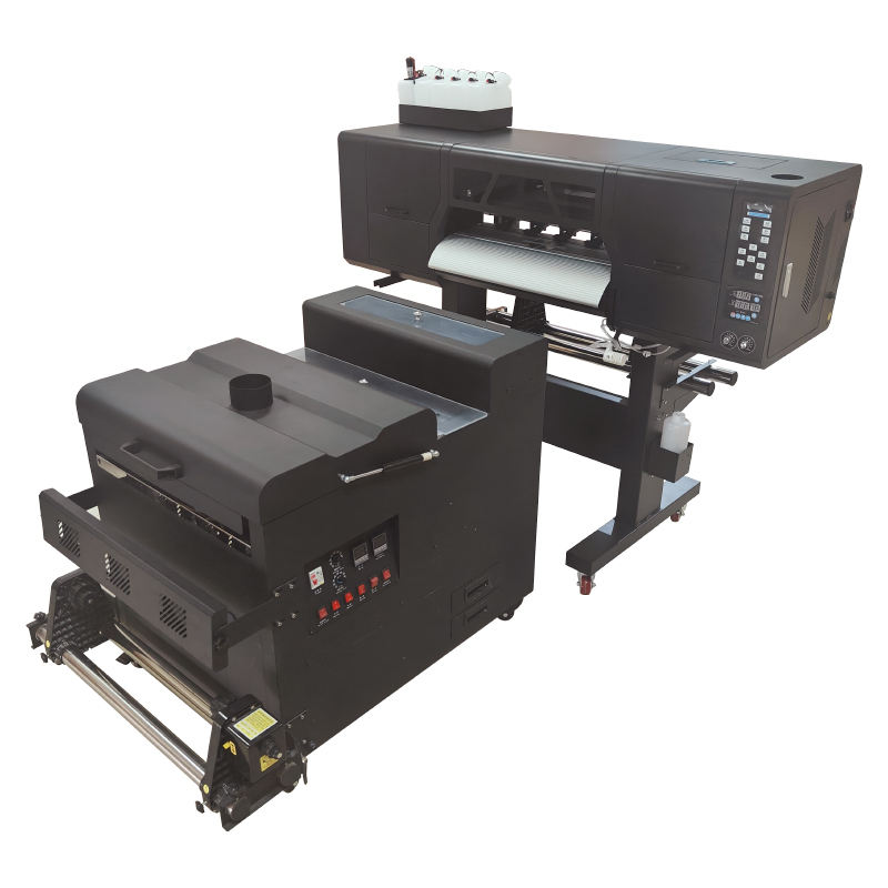 A1 Dual-head Dtf Printer with White Ink Circulation Dtf Powder Shaking ...