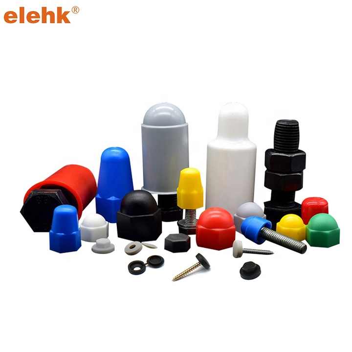 Elehk Bolt Protections Rib Fixing Type Plastic Nut Caps
