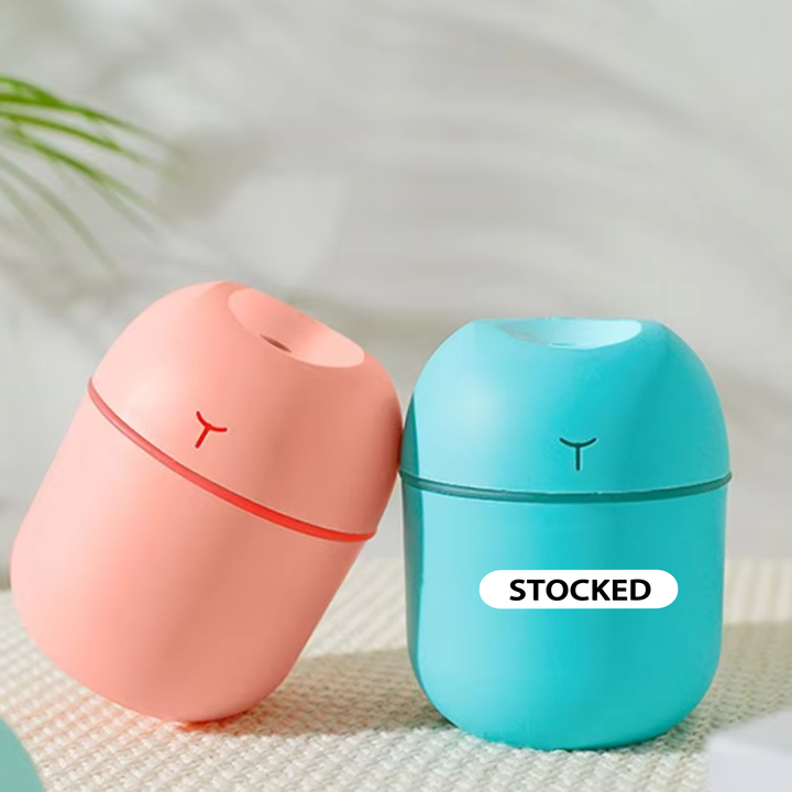In Stock 220ml Mini USB Desktop Humidifier with Colorful Lights