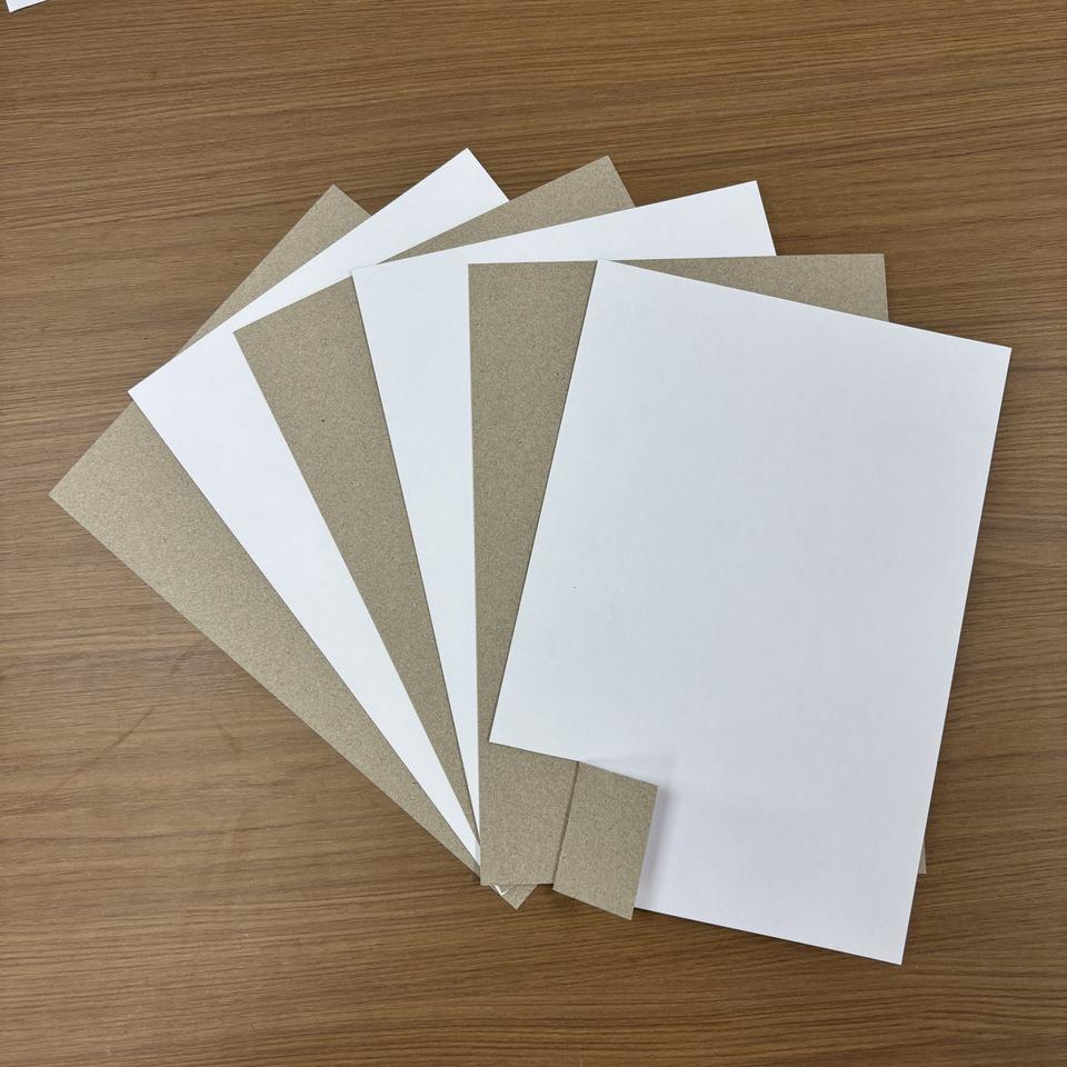 Stiff Packaging Material 350gsm 400gsm Duplex Board Grey Back ...