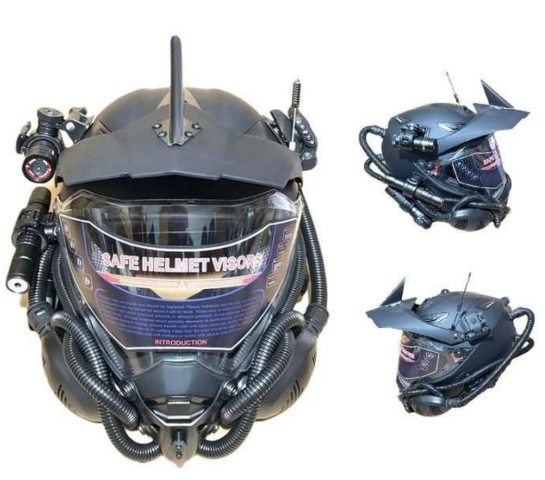 Smart Helmet with Wireless Dashcam - High Security Moto Gear