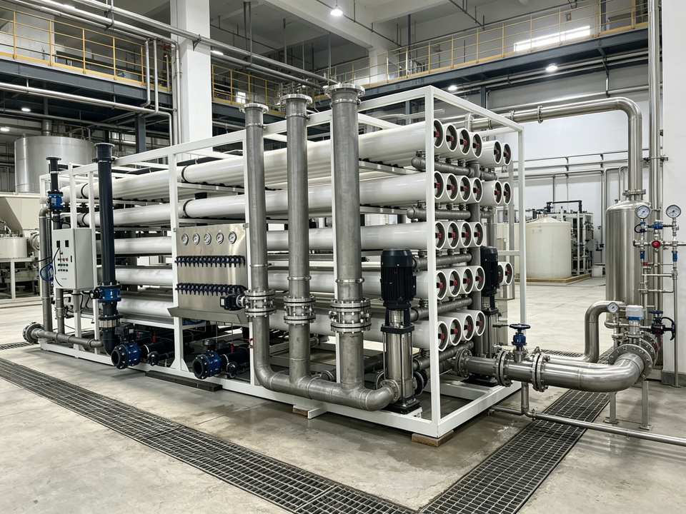 Industrial Water Filter System Brackish Water Reverse Osmosis Water ...