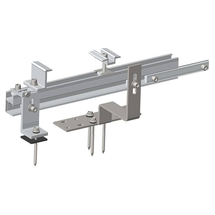 JIS Standard Aluminum Rail for Solar Mounting System CE/TUV Certified ...