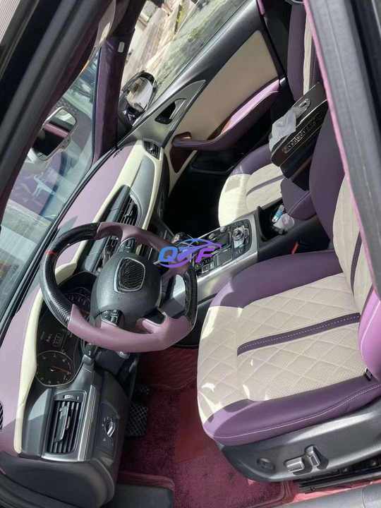 Interior Car Has Been Upgraded with High-end Custom for Audi A6 Seat Covers and Waterproof ...
