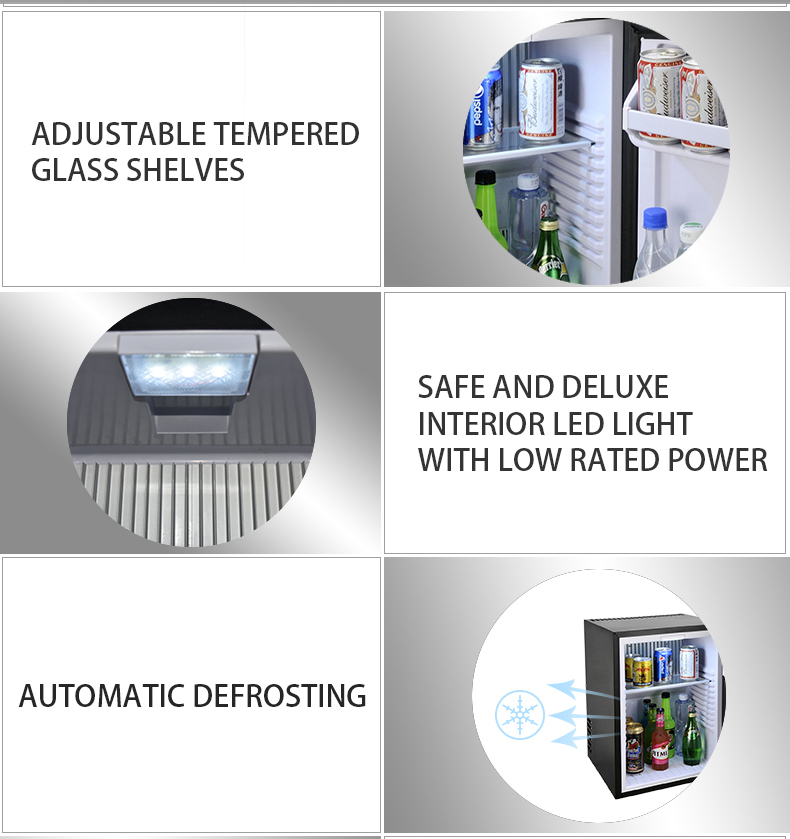 Glass Door Mini Display Fridge - Perfect for Hotels & Bars