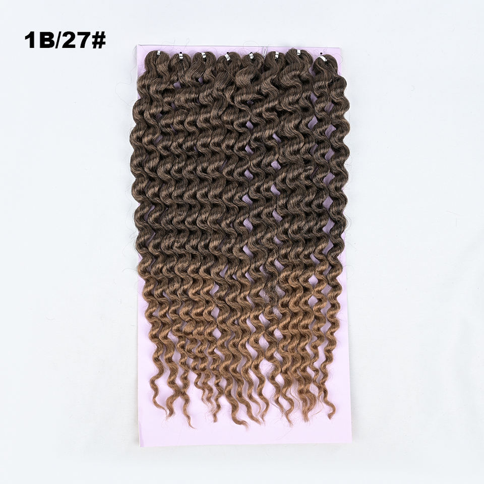 Popular pre looped 8x Italian curls braids 18inch 240g milano curl ...