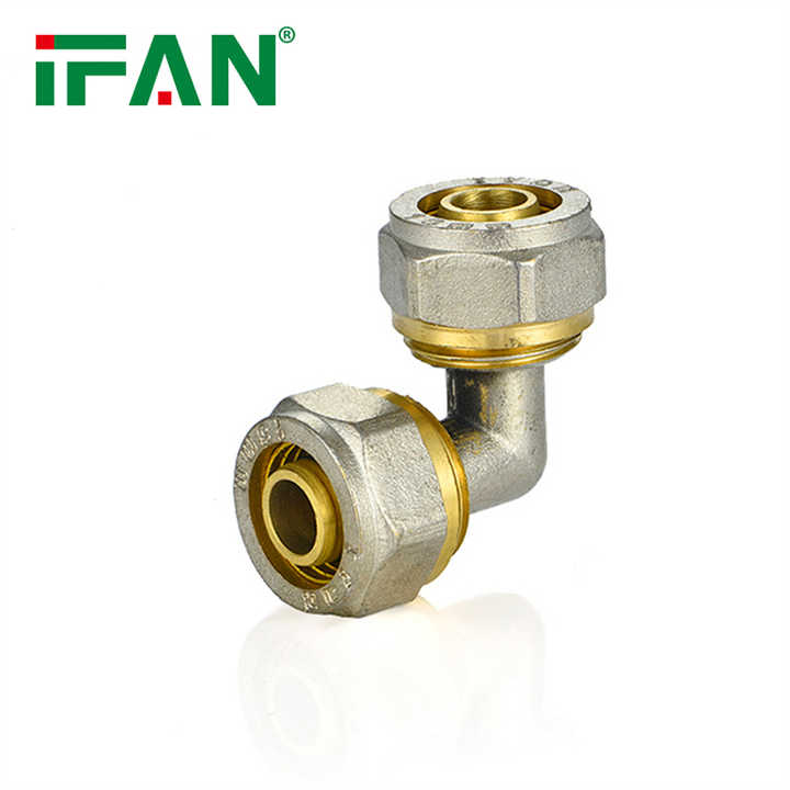 For IFAN DIN 16892 PEX Compression Fitting 16-32mm Brass Pipe Fittings ...