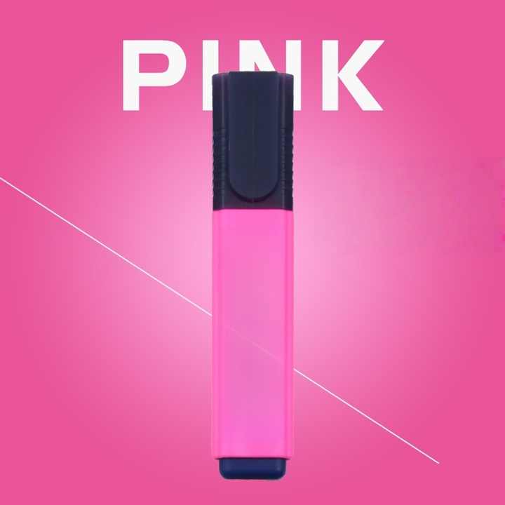 Lovely Pink Color Highlighter White Board Pen Custom Package Logo ...