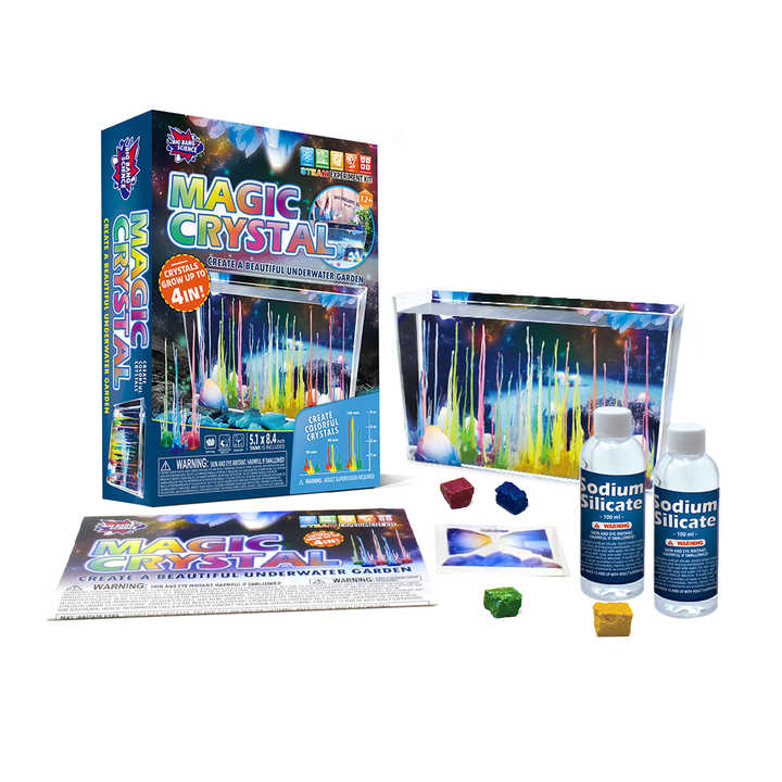 Discovery Kids Crystal Aquarium Includes Growing Magic Rocks Aquarium ...