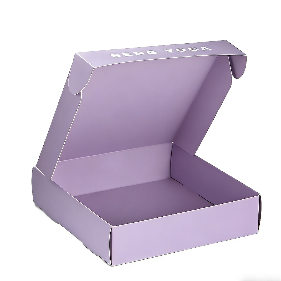 Custom Reusable Recyclable Eco-Friendly White Kraft Paper Airplane Style Corrugated Carton Self ...
