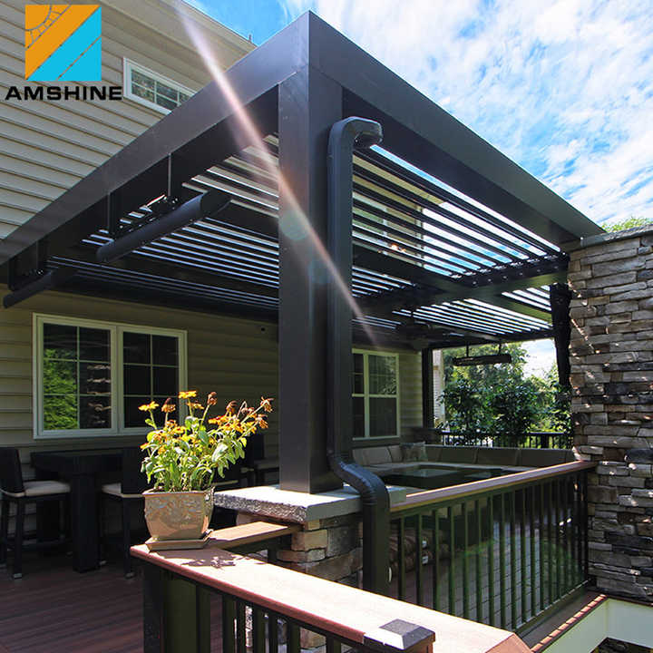 Aluminium Motorized Louver Pergola - ECO FRIENDLY & Durable