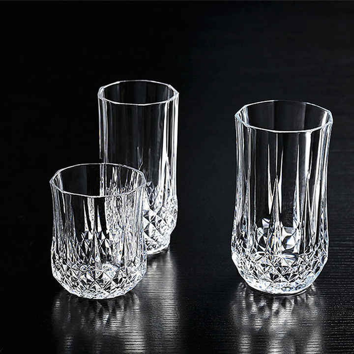 Crystal Clear Retro Glassware - Perfect for Parties