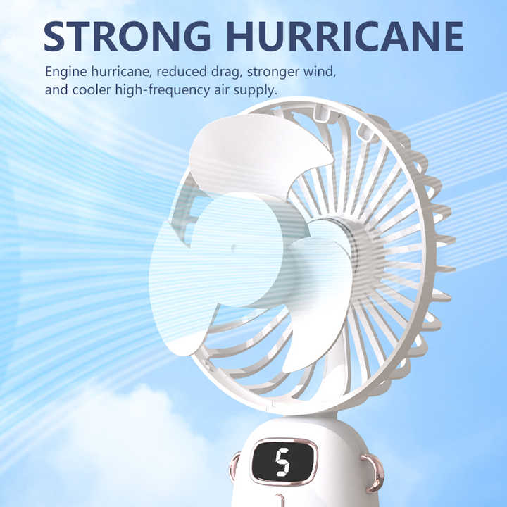 Mini USB Cooling Fans - Portable, Rechargeable & Foldable