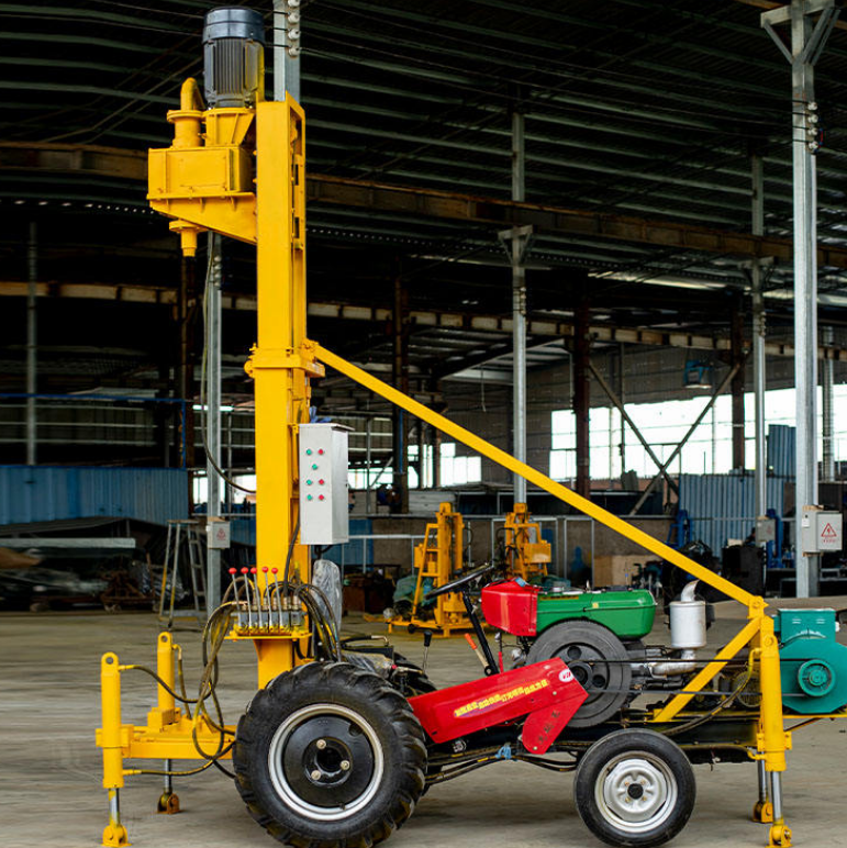 Excavator Bore Pile Drilling Machine Tractor Type diesel Engine ...