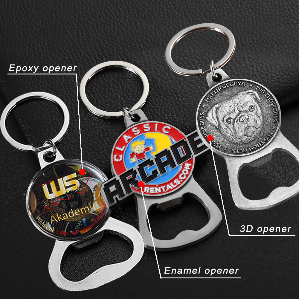 Custom Bottle Opener Key Chains - Trendy & Functional
