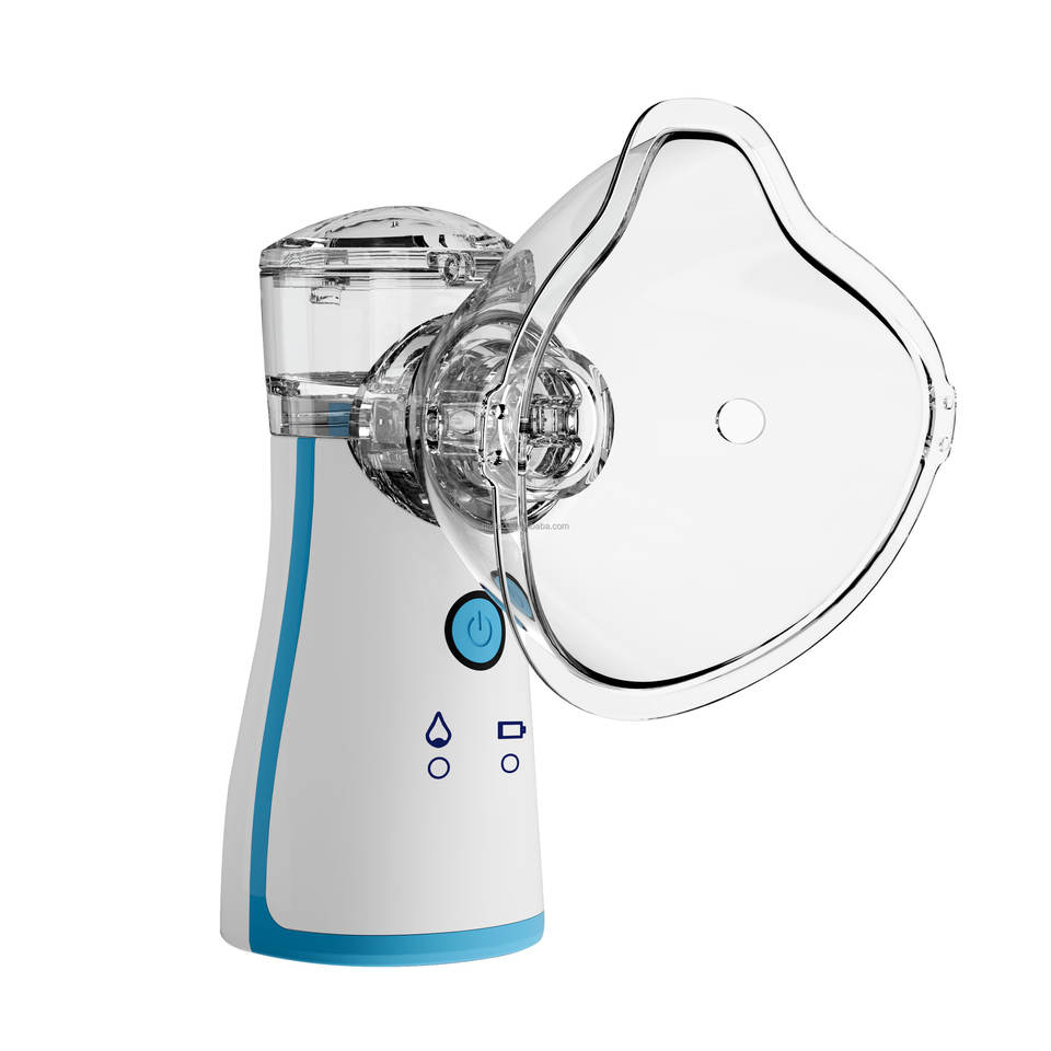 Smart Rechargeable Portable Mesh Nebulizer Compact & Powerful for Home ...