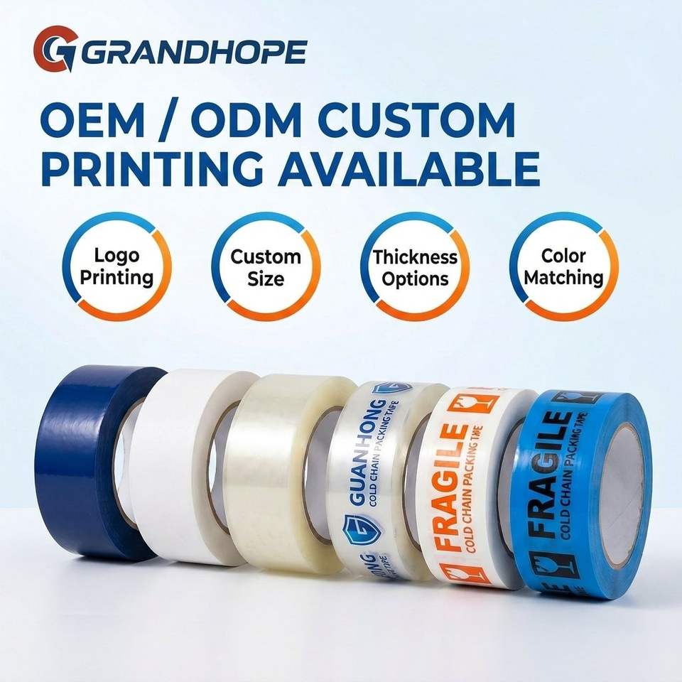 Cold Chain BOPP Packing Tape Freeze Resistant -30°C Transparent ...