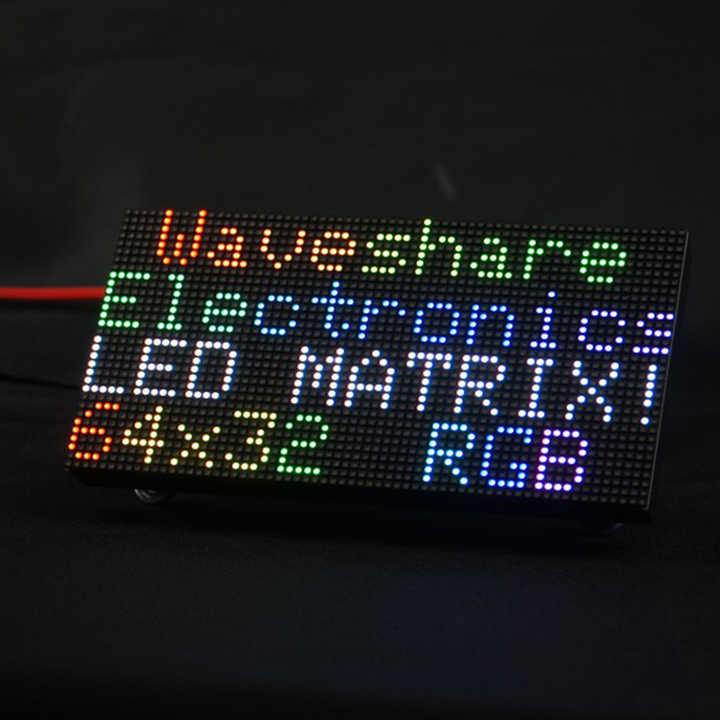 RGB Full-Color LED Matrix Panel 2.5mm Pitch 64x32 Pixels Adjustable ...