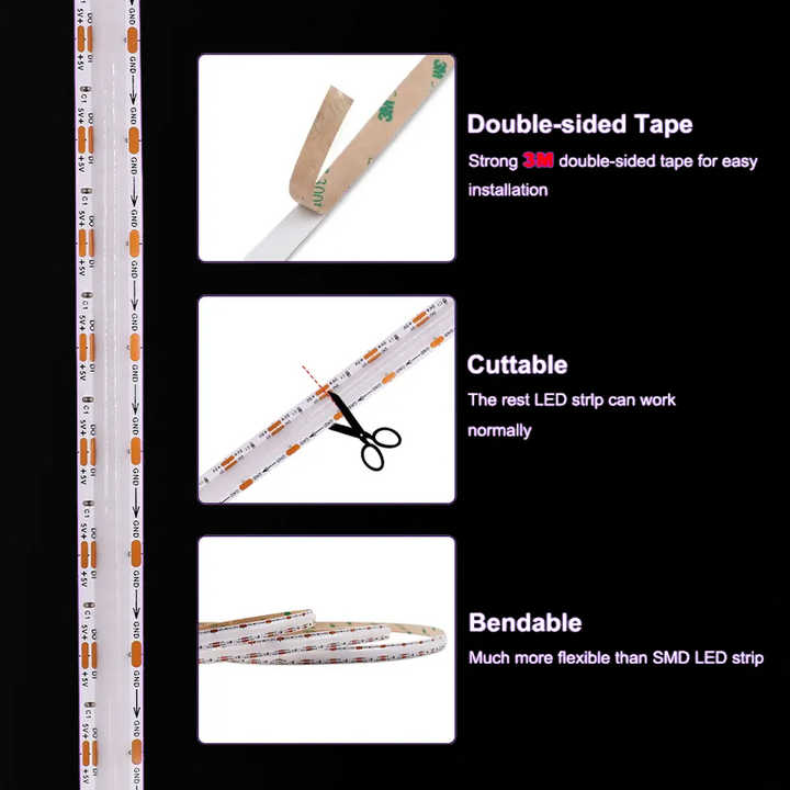 Shimei Magic RGB COB LED Strips - Smart Lighting Solutions