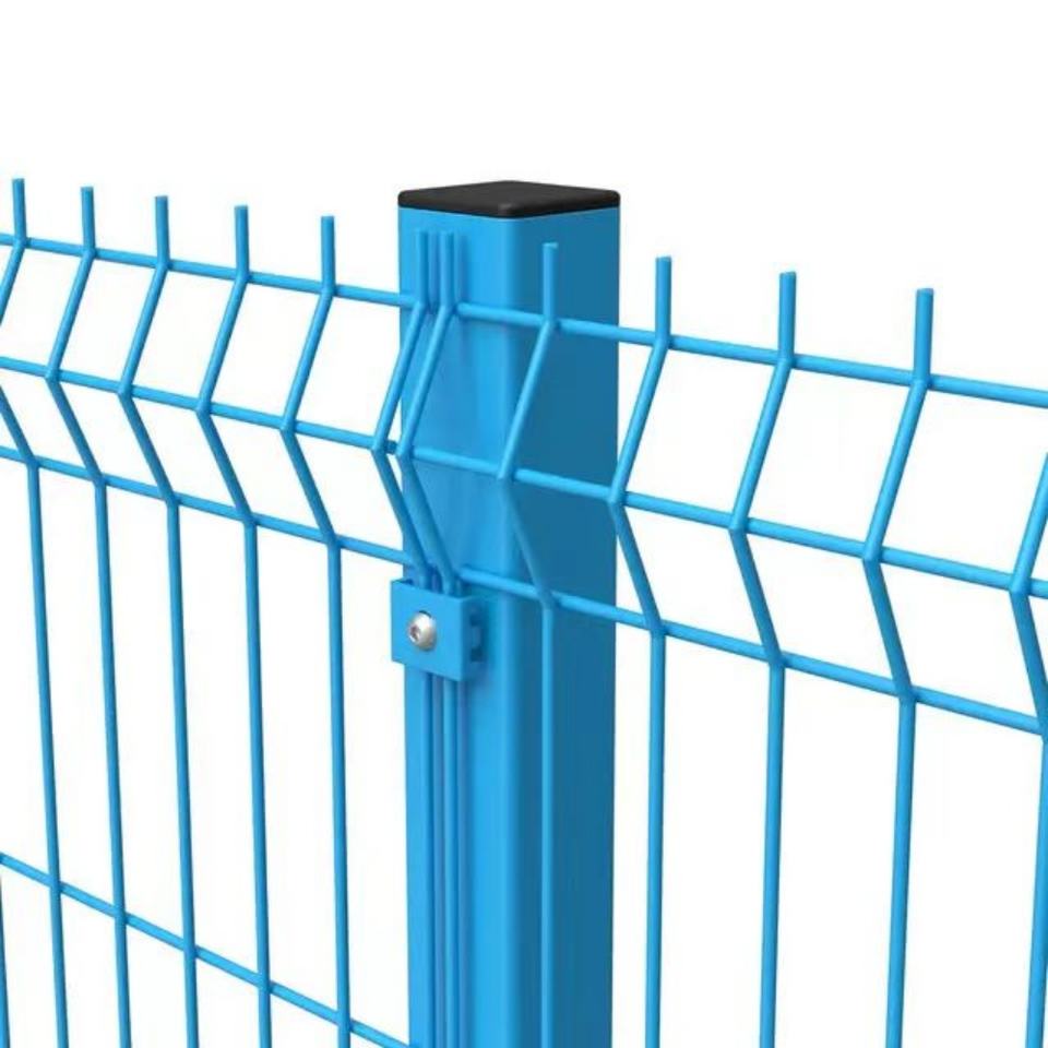 3D PVC Coated Security Fence Panel Metal Frame with Stylish 3D Design ...