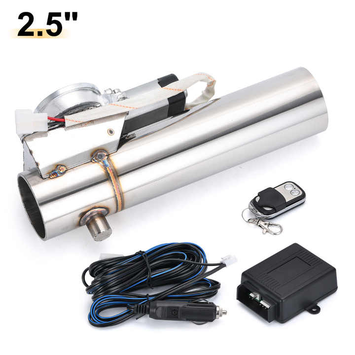 2.5" 63mm 3" 76mm Exhaust Control Valve Exhaust Pipe Electric Pipe ...