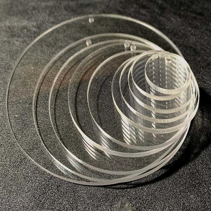 Custom Colored Transparent Clear Round Shaped Acrylic Plastic Pmma ...