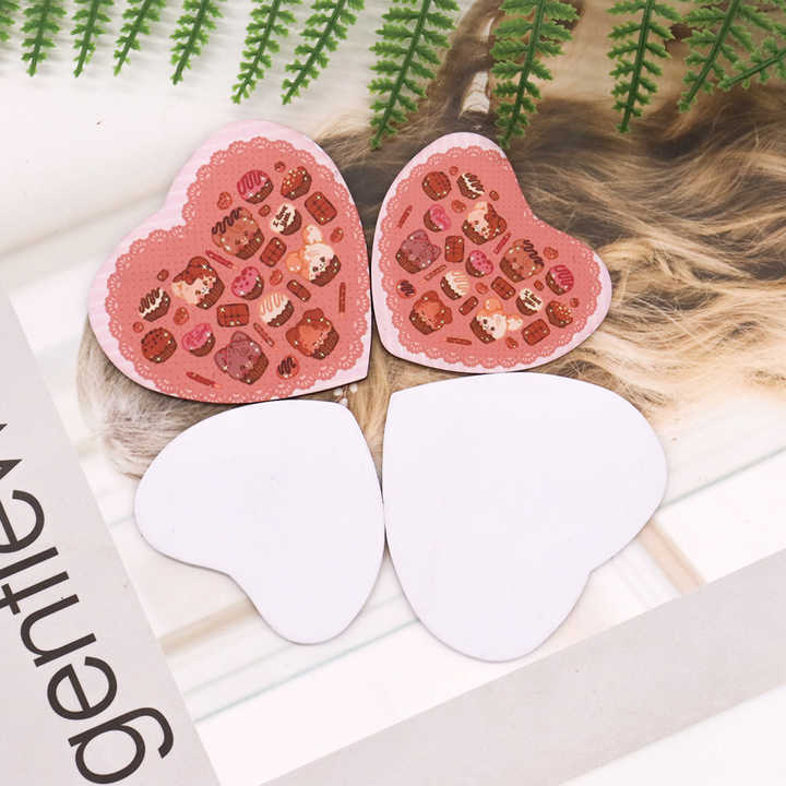Custom Printed Round Rectangular Heart Fridge Magnets Blank Leather ...