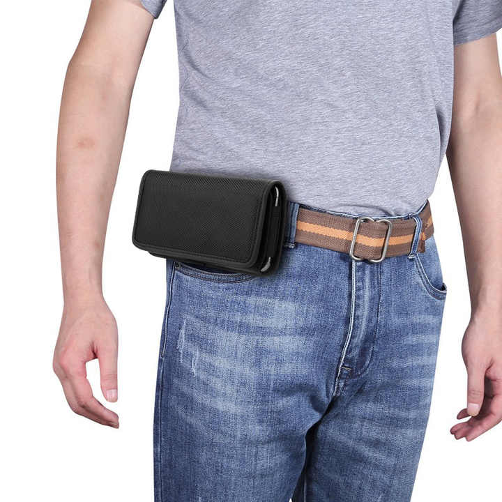 Universal Vertical Horizontal Belt Pouch Oxford Cloth Nylon Fabric Wear ...