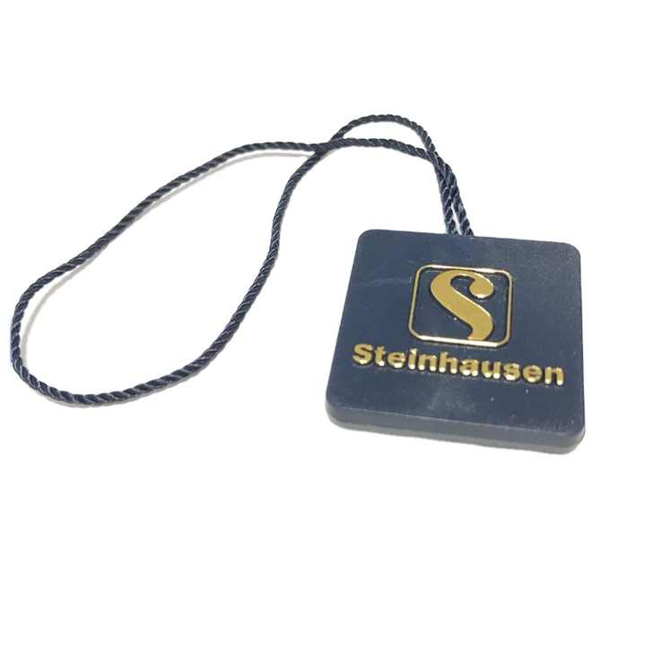 Customized Luxury Designer Hard Embossed Swing Tags Nylon String Watch ...