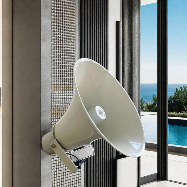 Outdoor PA System with 4G Wireless Network - 30W Horn Speaker