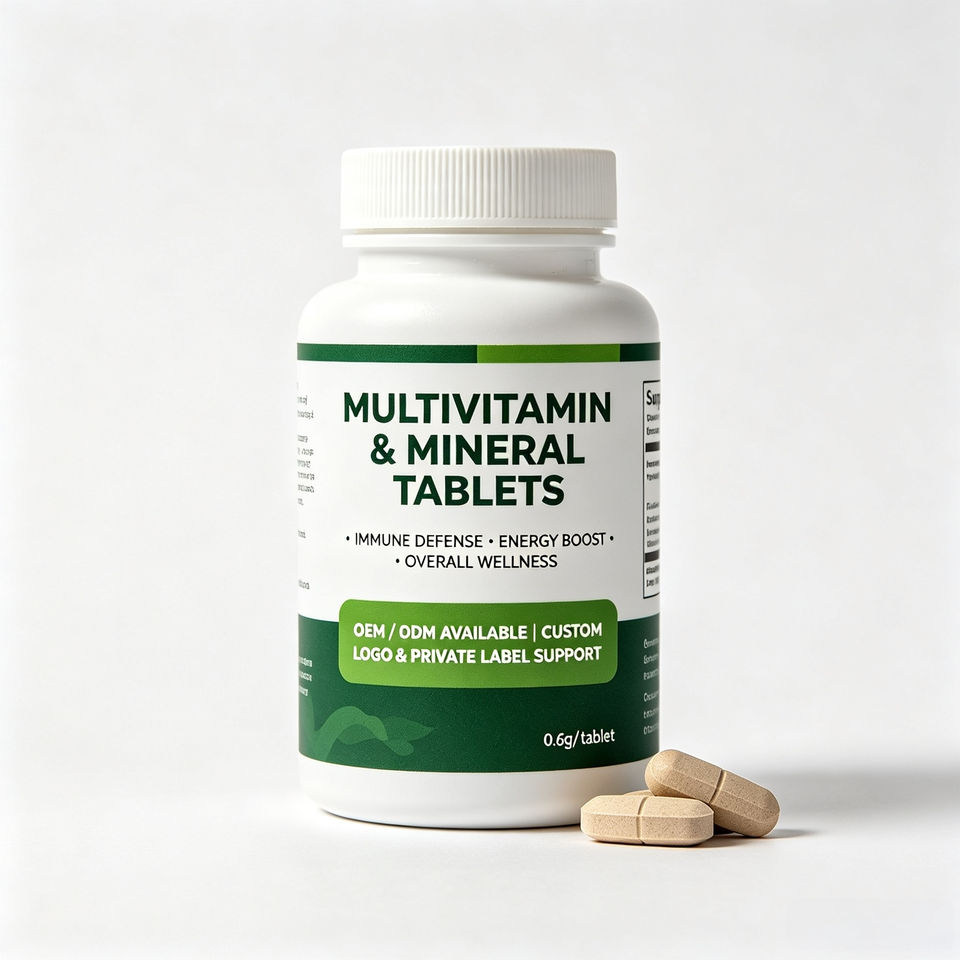 OEM Custom Multivitamin Mineral Tablets Dietary Supplement Private ...