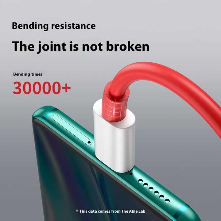 Dual Type-C 65W Super Flash Charging Cable with TPE Jacket 3A Fast ...