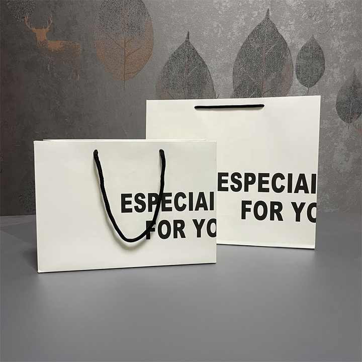 Customized Logo Design Luxury Paper Bag Gift Packaging