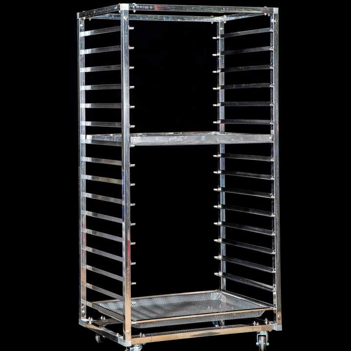 Stainless Steel Restaurant Hotel Bread Bakery Shop Kitchen Rack Trolley ...