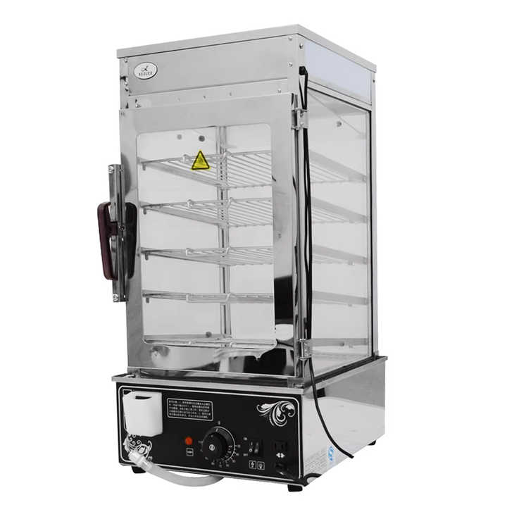 XEOLEO Commercial 5-Layer Electric Bun Steamer Bread Food Warmer ...