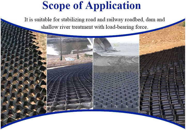 Ground Drainage Reinforcement Geogrid Room for Sports Field and ...