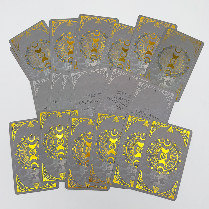 Custom Printed Tarot Card Game Playing Cards with Guidebook Storage Box ...