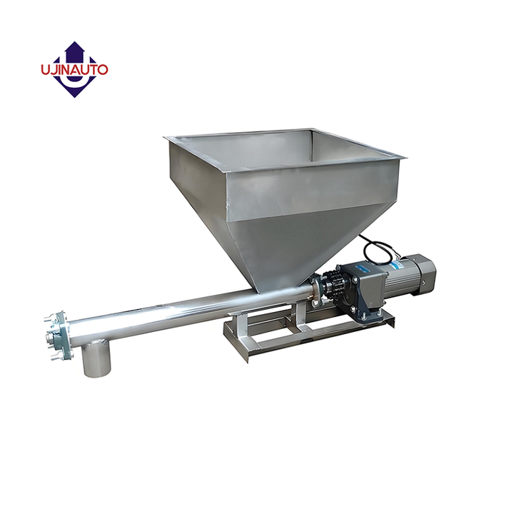 UJINAUTO Food Grade Worm Conveyor System Inlet Hopper Auger Feeder for ...