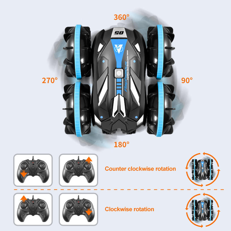 KSF New Amphibious Wheel RC Car - Dual Mode Stunt Toy