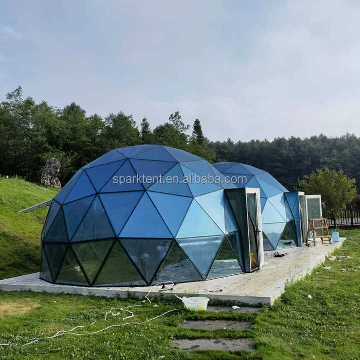 Factory 6m 7m 8m Glass Dome Tent Camping Geo Dome House Glass Geodesic ...