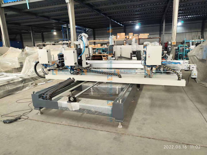 Four-Door Horizontal PVC Window Profile Welding Machine with PLC ...