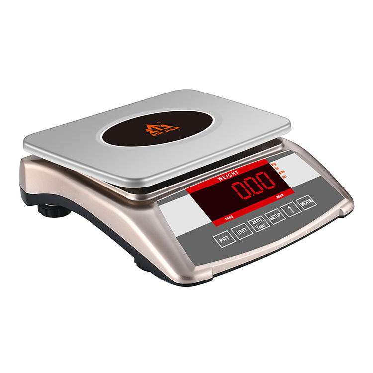 Weight measuring scale store